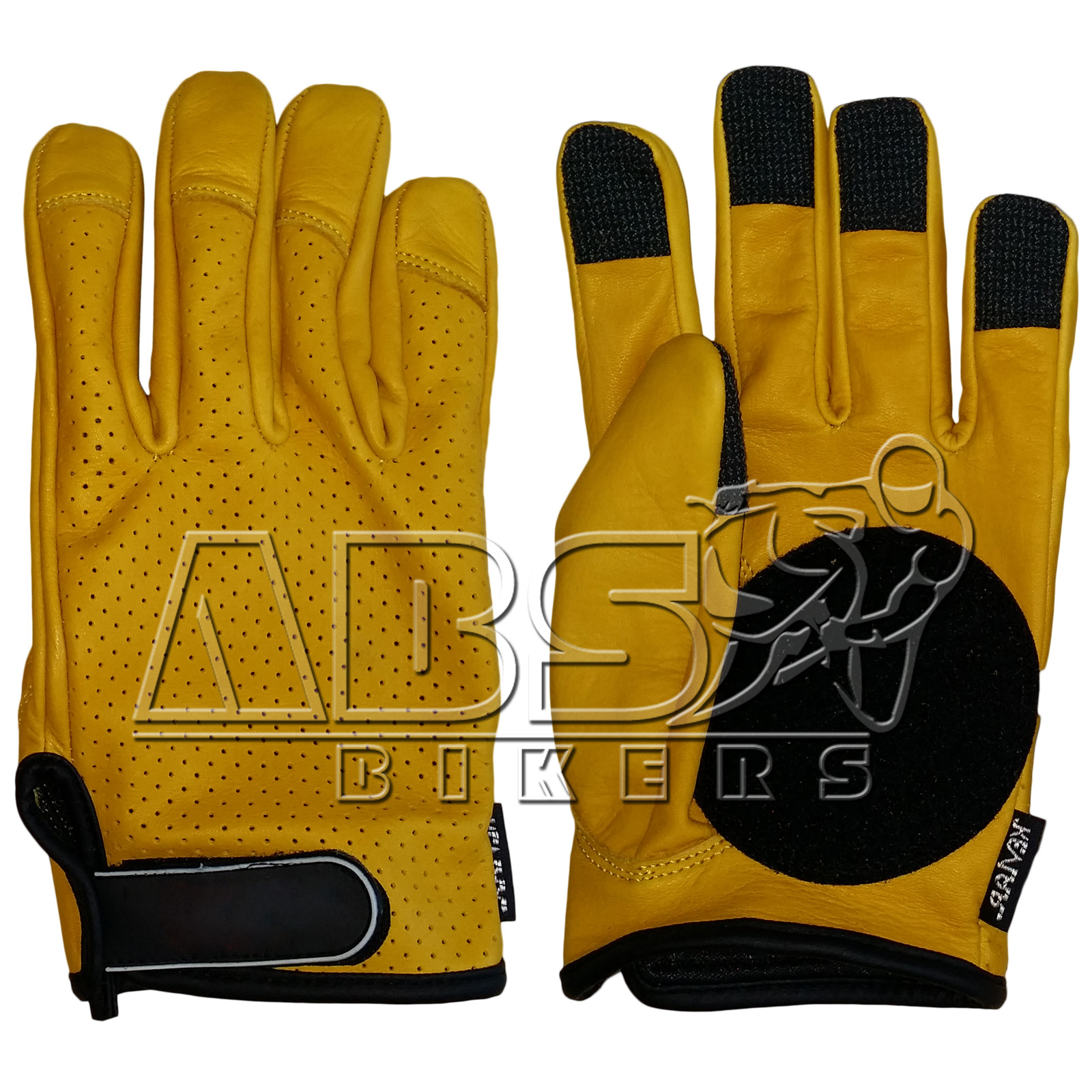 Leather Longboard Slide Gloves -ABS Bikers